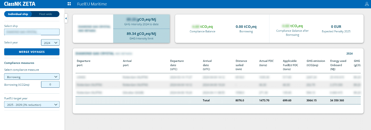 ClassNK major updates GHG Emissions Management Tool “ClassNK ZETA”